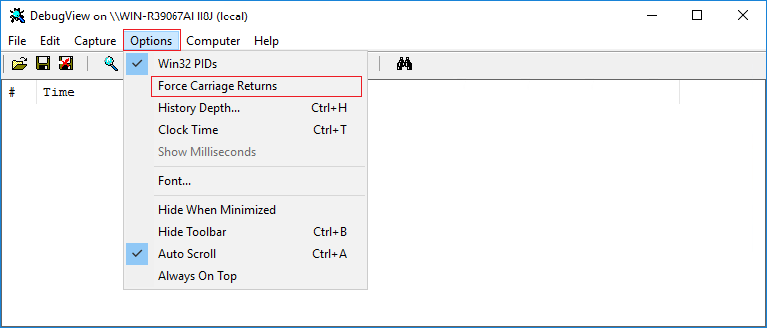 Capture trace for Random Issue in windows client/server agent – TrioFox Support Team
