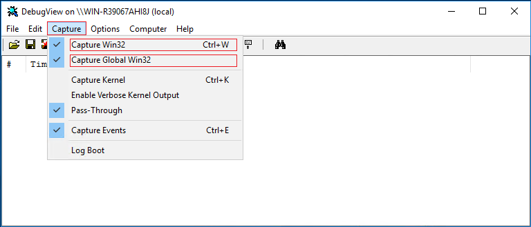 Capture trace for Random Issue in windows client/server agent – TrioFox Support Team