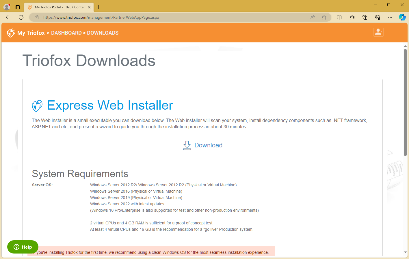 How to upgrade Triofox installation – TrioFox Support Team