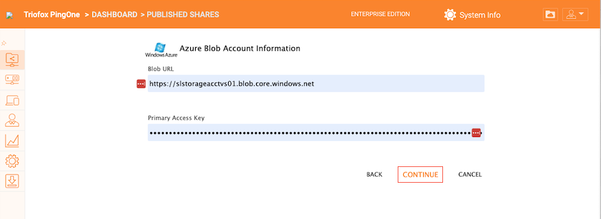 How to publish Azure Blob to Triofox – TrioFox Support Team