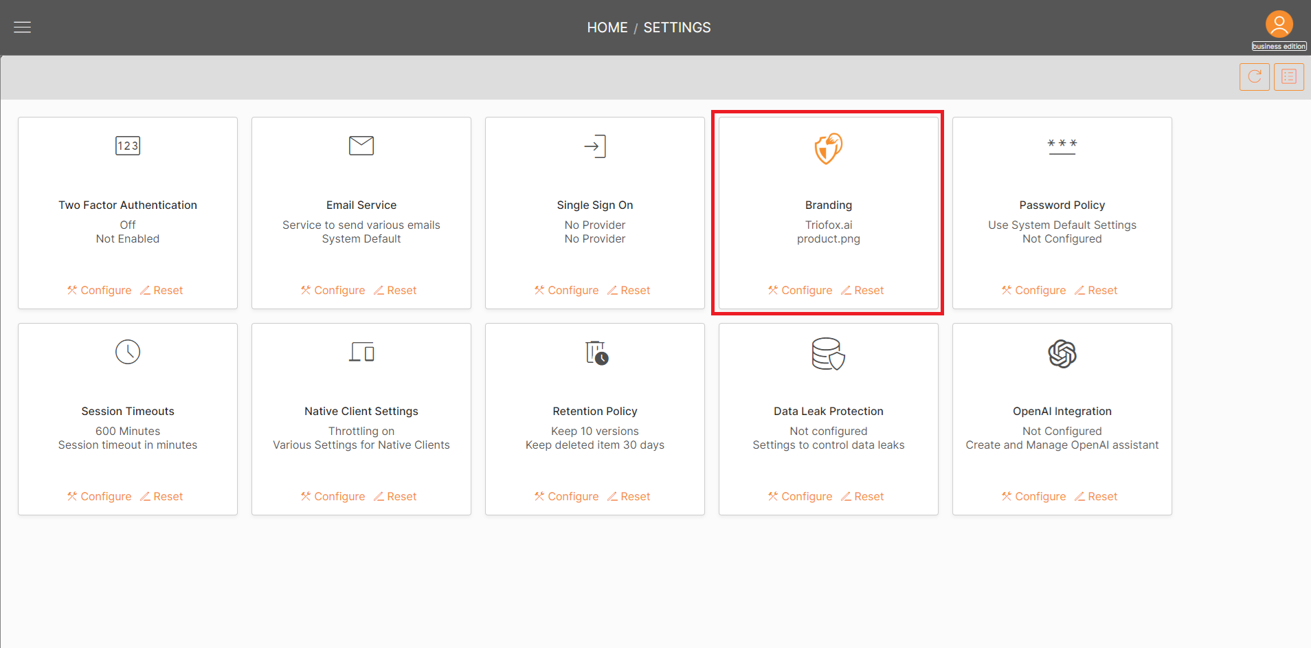 How to Configure Branding in TriofoxAI – TrioFox Support Team