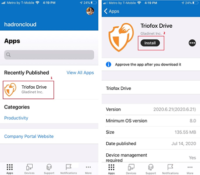 Add iOS Store Apps to Microsoft Intune – TrioFox Support Team
