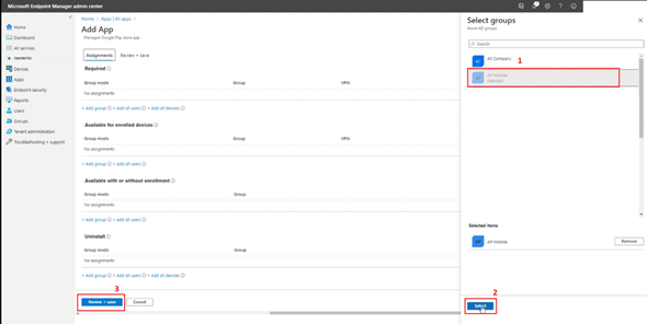 Add a Managed Google Play Store App Directly in the Intune Console ...