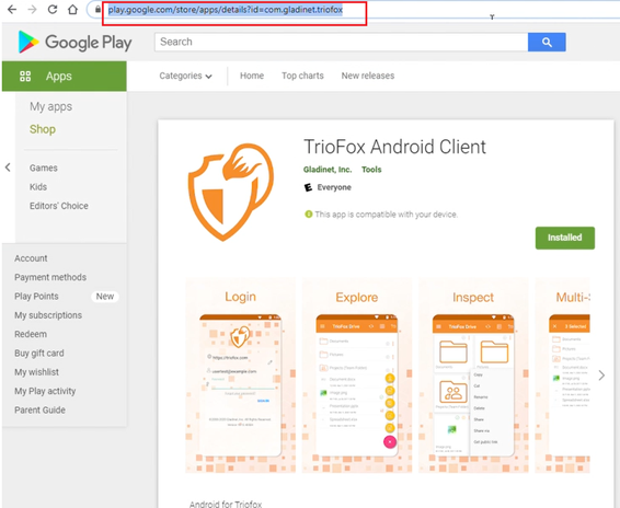 Add Android Store Apps to Microsoft Intune – TrioFox Support Team